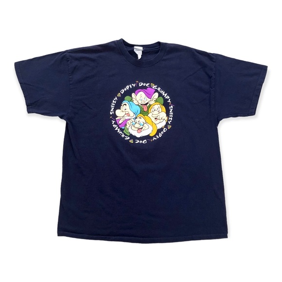 Disney | Shirts | Vintage 9s Disney Catalogue Sneezy Dopey Doc Grumpy ...